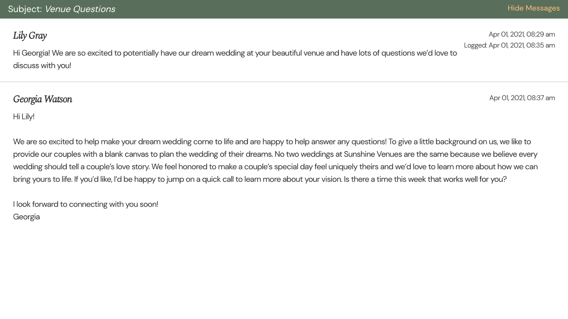Venue Host Tips Responding To Leads